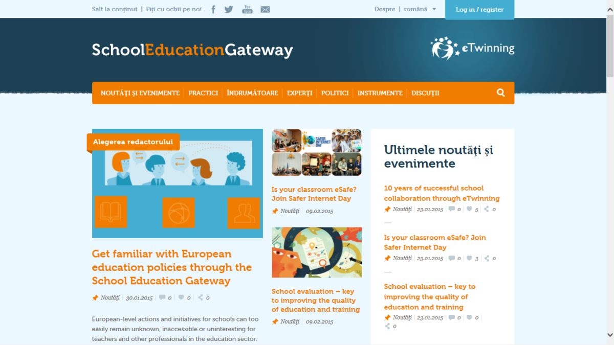 School Education Gateway - Biblioteca Județeană „George Bariţiu‟ Braşov